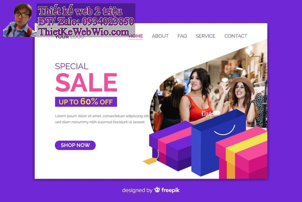 thiết kế web bán đồ chơi người lớn - WIO