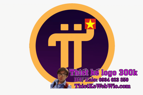 Logo Pi Network, GIÁ RẺ 300K 500K ĐẸP CHUYÊN NGHIỆP - WIO