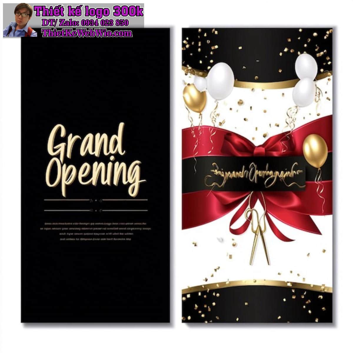 Thiết kế thiệp ( thư ) mời Tiệc khai trương Chào Đón (Welcome Party) - WIO