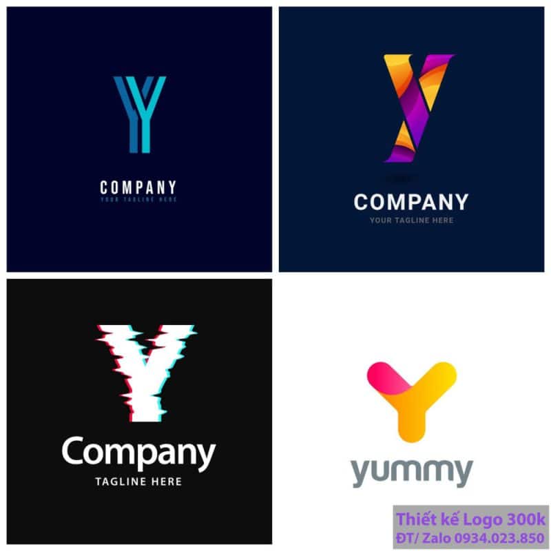 Thiết kế logo chữ Y cách điệu - WIO